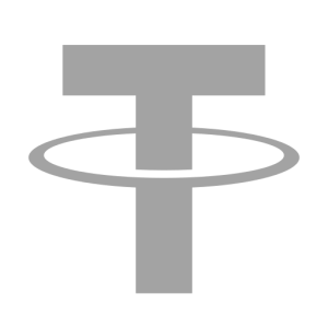 Tether USDt gray icon (logo, Symbol png)