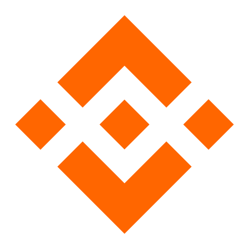 Icône orange Binance Coin (BNB) (Logo, Symbole png)